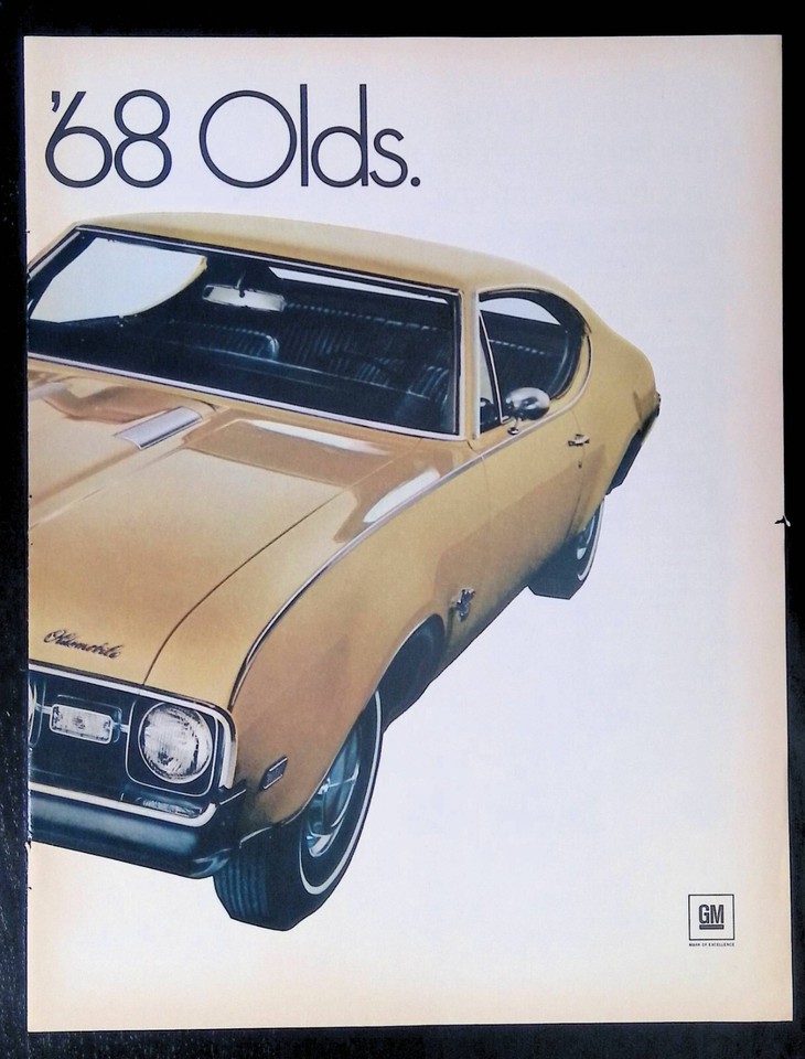 Print Ad 1968 Oldsmobile Cutlass S Rocket V-8 2 Door Pretty Woman | eBay