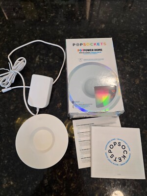 PopSockets PopPower Home Wireless Charger for Phones - White | eBay