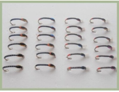 Buzzers, Trout Flies, 24 Buzzer Flies - Specific Patterns, Mixed Size ...