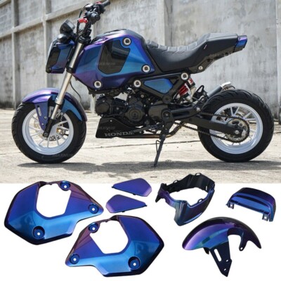 PURPLE FATE FAIRING BELLY PAN BODY KIT FRAME GUARD FOR HONDA GROM 125 ...