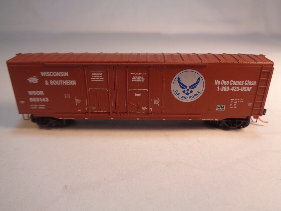 N Scale Micro-Trains Line Wisconsin & Southern Box Car US Air Force ...