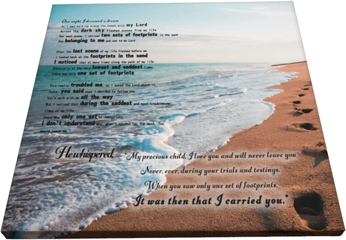 Footprints In The Sand Bible Verse