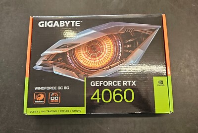 (Box Only) GIGABYTE GeForce RTX 4060 Outer Box W/ Internal Packaging | eBay