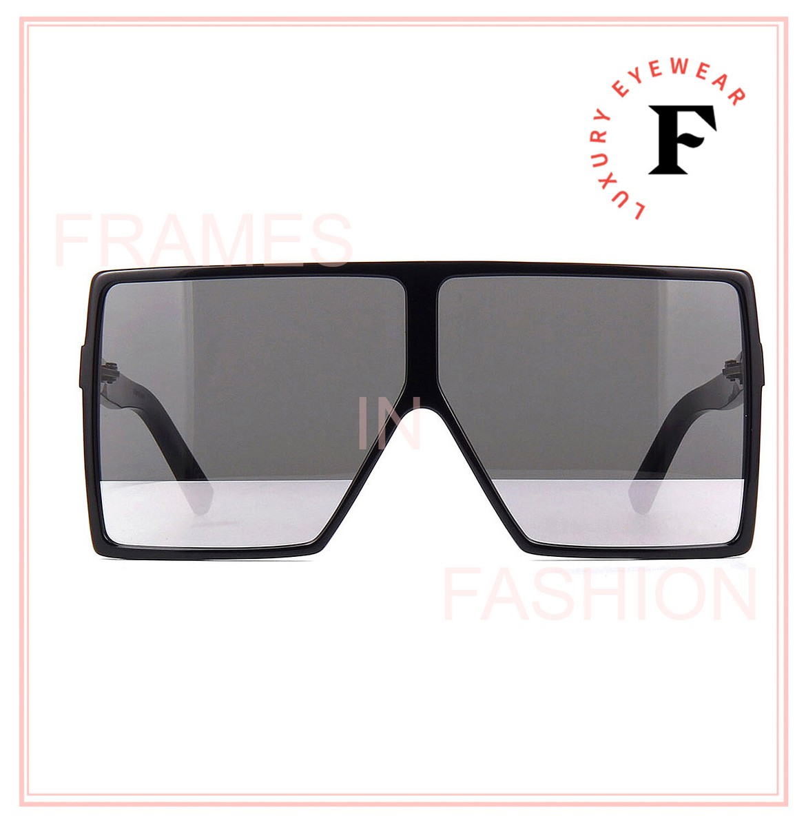 SAINT LAURENT AUTHENTIC Betty Wave 183 Sl183 Black Silver SAINT LAURENT AUTHENTIC Betty Wave 183 Sl183 Black Silver