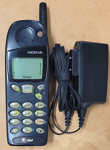 Nokia 5160 - Blue and Black ( AT&T ) Rare TDMA Cellular Phone - Bundled ...