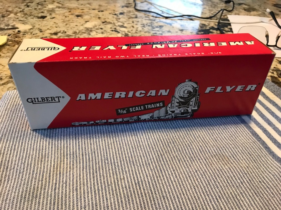 AMERICAN FLYER 655 PASSENGER CAR MAROON IN REPO BOX VERY RARE | eBay
