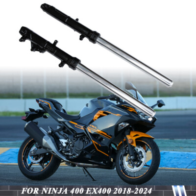 For NINJA 400 EX400 2018-2024 Front Shock Absorber Fork Suspension Set ...