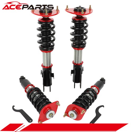 Red Coilovers Shocks Struts Suspension Springs Kits For 2015-2019 ...