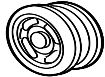 13470-0S010 Toyota Pulley, crankshaft 134700S010, New Genuine OEM Part ...