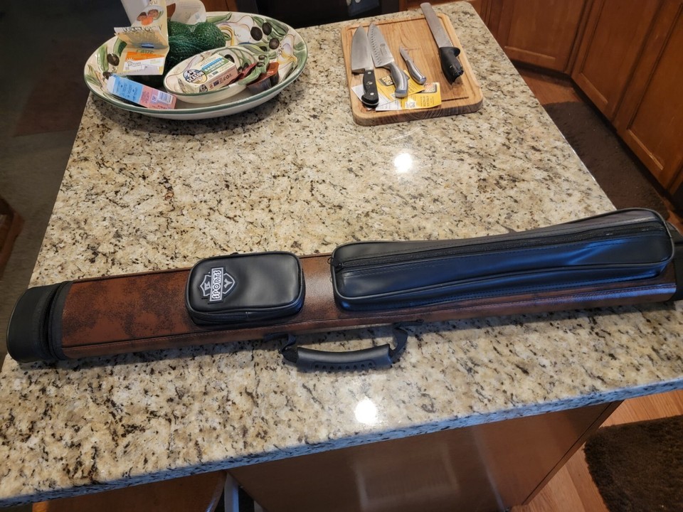 Adams billiard cue -- 2 shafts, joint protector, cue extension, case | eBay