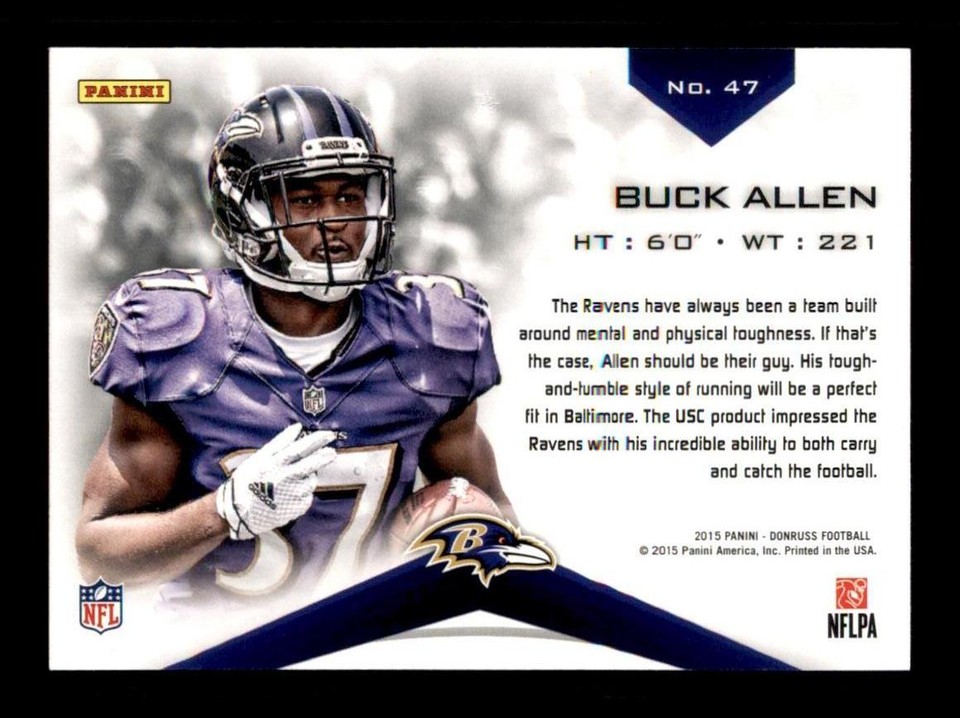 2015 Donruss #47 Buck Allen Elite - Crease Free | eBay