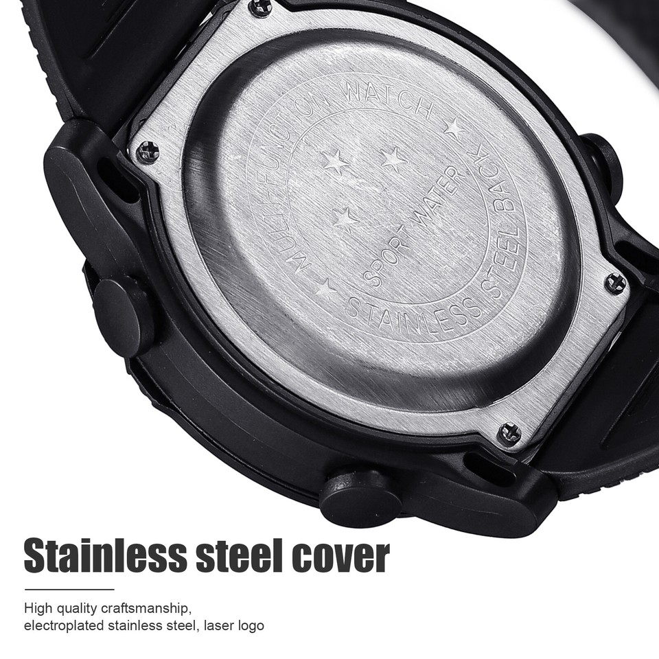 Men Digital Sports Watch Tactical Military LED Backlight Wristwatch ...