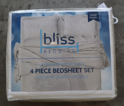Bliss Bedding 4 Piece Bedsheet Set Queen Size - In New Packing | eBay