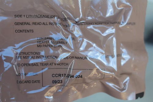 Authentic & Current Military Detector Kit, Chemical Agent, M256, U.S ...