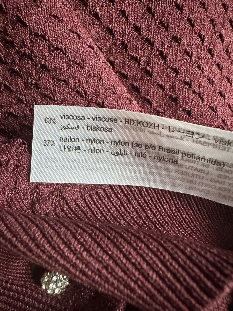 NWT Zara Textured Weave Knit Jewel Buttons Cardigan In NWT Zara Textured Weave Knit Jewel Buttons Cardigan In