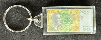 Retro Australian $50 Note Keyring - 5cm x 2.5cm | eBay Australia