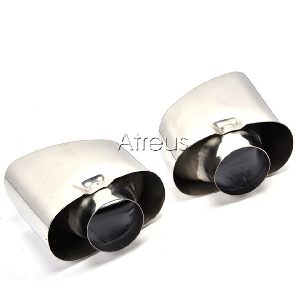 Car Exhaust Tips for BMW X5 E53 E70 2000-2016 Stainless Steel Muffler ...