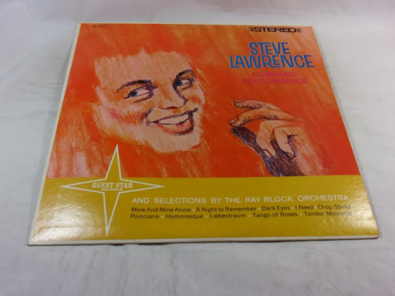 Steve Lawrence - Command Performance - Guest Star Records GS-1416 - EX Cond | eBay