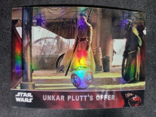 2015 Star Wars Topps Chrome Force Awakens Card #20 Unkar Plutt Rey ...