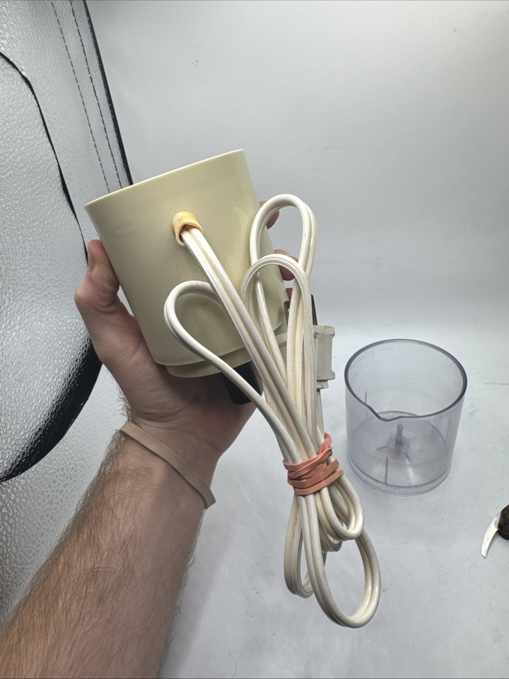 SEB Minichop Electric Chopper VTG France Motor Base Lid Cover & Blade ...