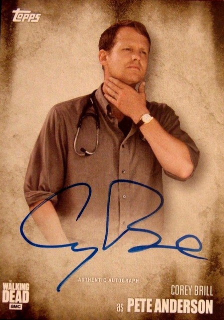 The Walking Dead Season 5 Autograph Pete Anderson | eBay