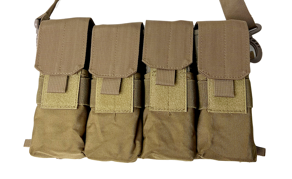 VISM Magazine Carrier Tote MOLLE 8-Mag Pouch for Rifle Bandolier Hunt ...