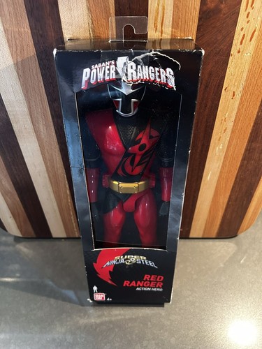 2018 SABAN'S POWER RANGERS SUPER NINJA STEEL 12" RED RANGER ACTION HERO ...