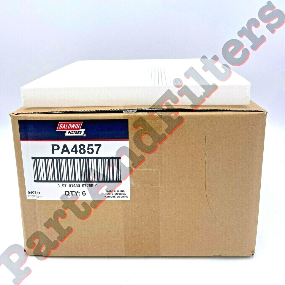 Baldwin PA4857 Cabin Air Filter (6 PACK) Fits 08-19 Freightliner ...