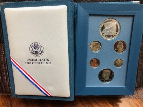 1987 US Mint Olympic Prestige Set of 6 Coins, includes 90% Silver ...