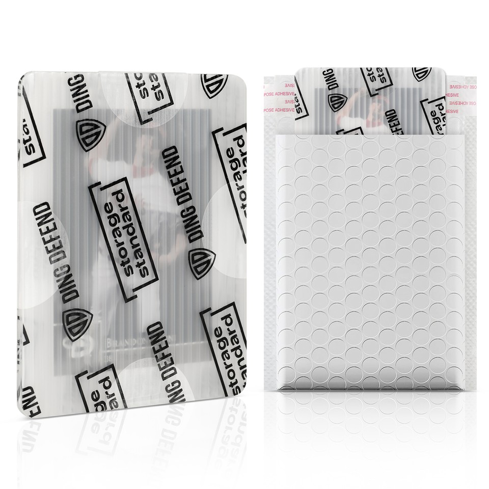 Ding Defend 3.5" x 4.5" Card Shipping Protector Envelopes Bubble Mailer ...