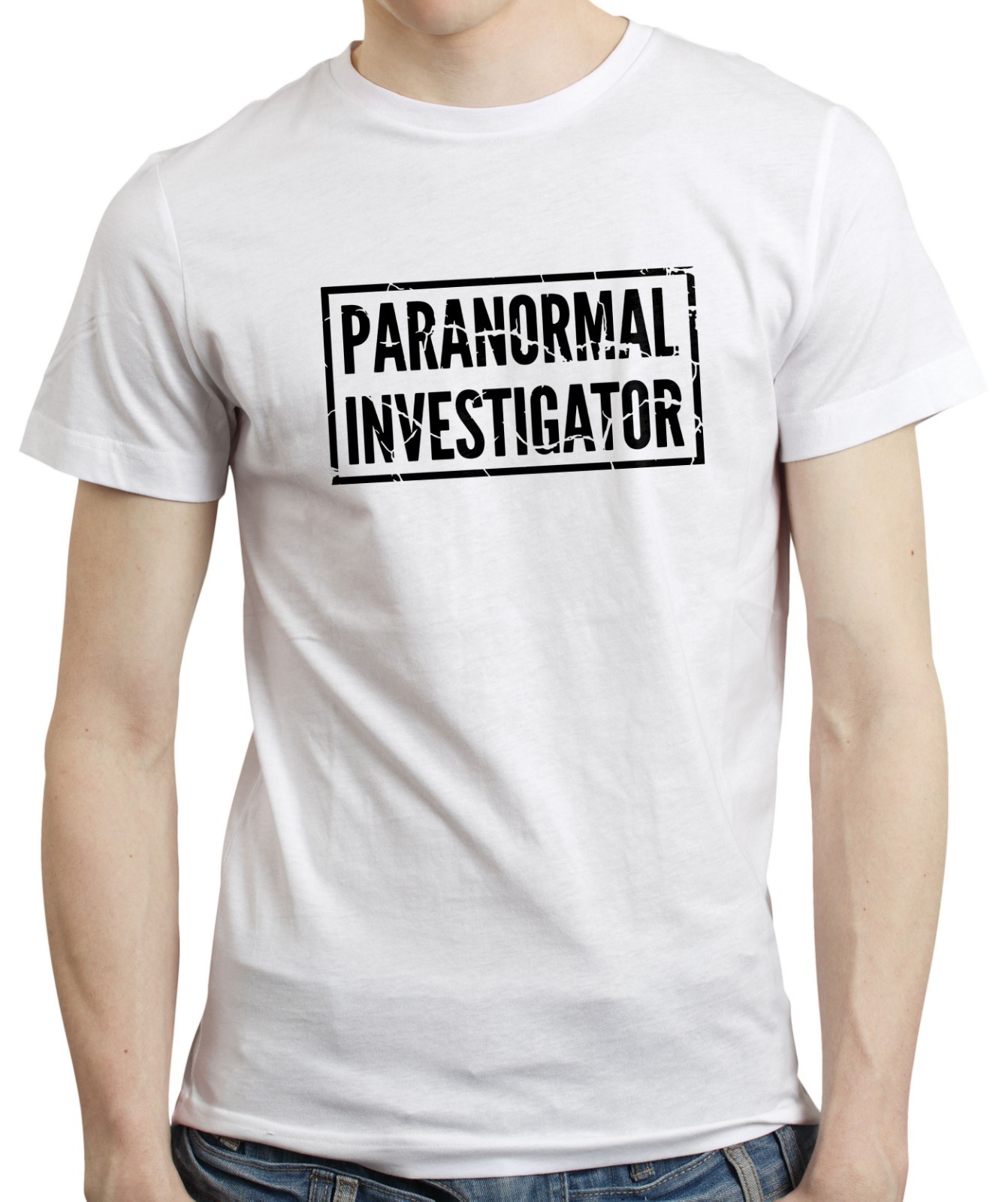 Paranormal Investigator - Ghost Hunter Haunted Gift Spirits Mens Tshirt ...