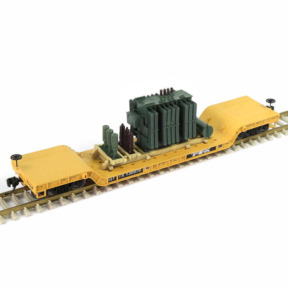 Evemodel HO Scale 1:87 Depressed Center Flat Car with Load C8769 | eBay