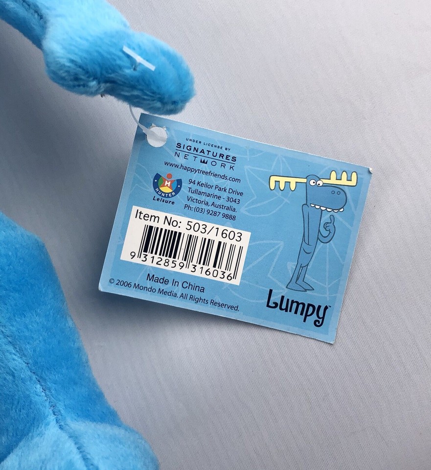 Lumpy Happy Tree Friends 2006 Plush Toy With Tag RARE | eBay