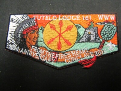 Tutelo 161 s 100th Anniversary Conclave Flap NM | eBay