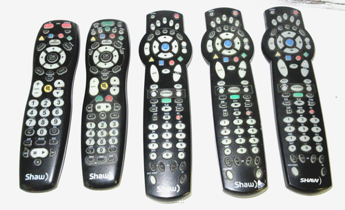 Shaw Remote Control Lot Of Five / 1056B03 & 2020B0-B1 / Tested ...