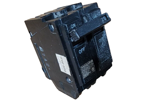 (QTY:2) GE TQL2120 2 Pole 20 Amp 120/240VAC Plug-In Type TQL-AC Circuit ...