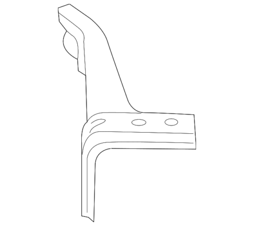 BRAND NEW 2015-2019 MERCEDES S CLASS RADIATOR SUPPORT BRACKET RIGHT ...