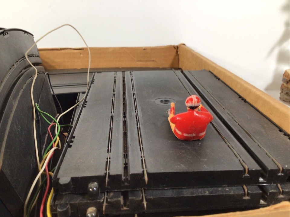 Vintage ELDON Power Pack 8” 1/32 Scale Road Race Set~54 Pieces~Orig Box ...