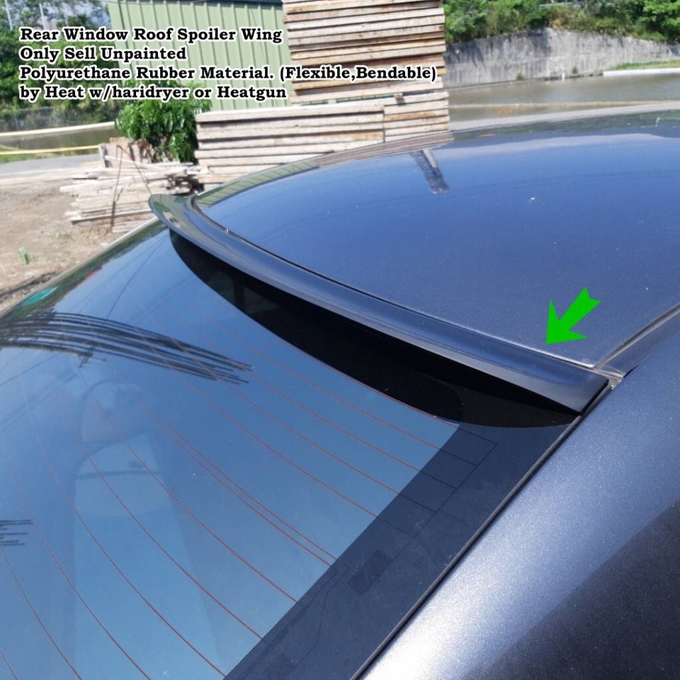 Stock 284RS Type Rear Window Roof Spoiler Wing Fits 2011~2012 Infiniti ...