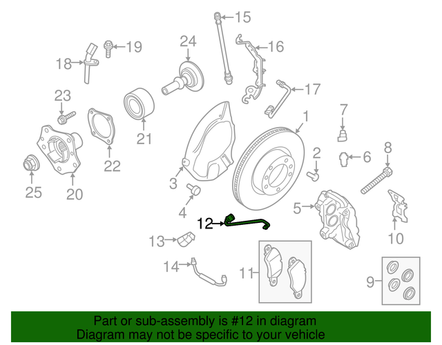 Porsche 99160916500 Disc Brake Pad Wear Sensor for sale online | eBay