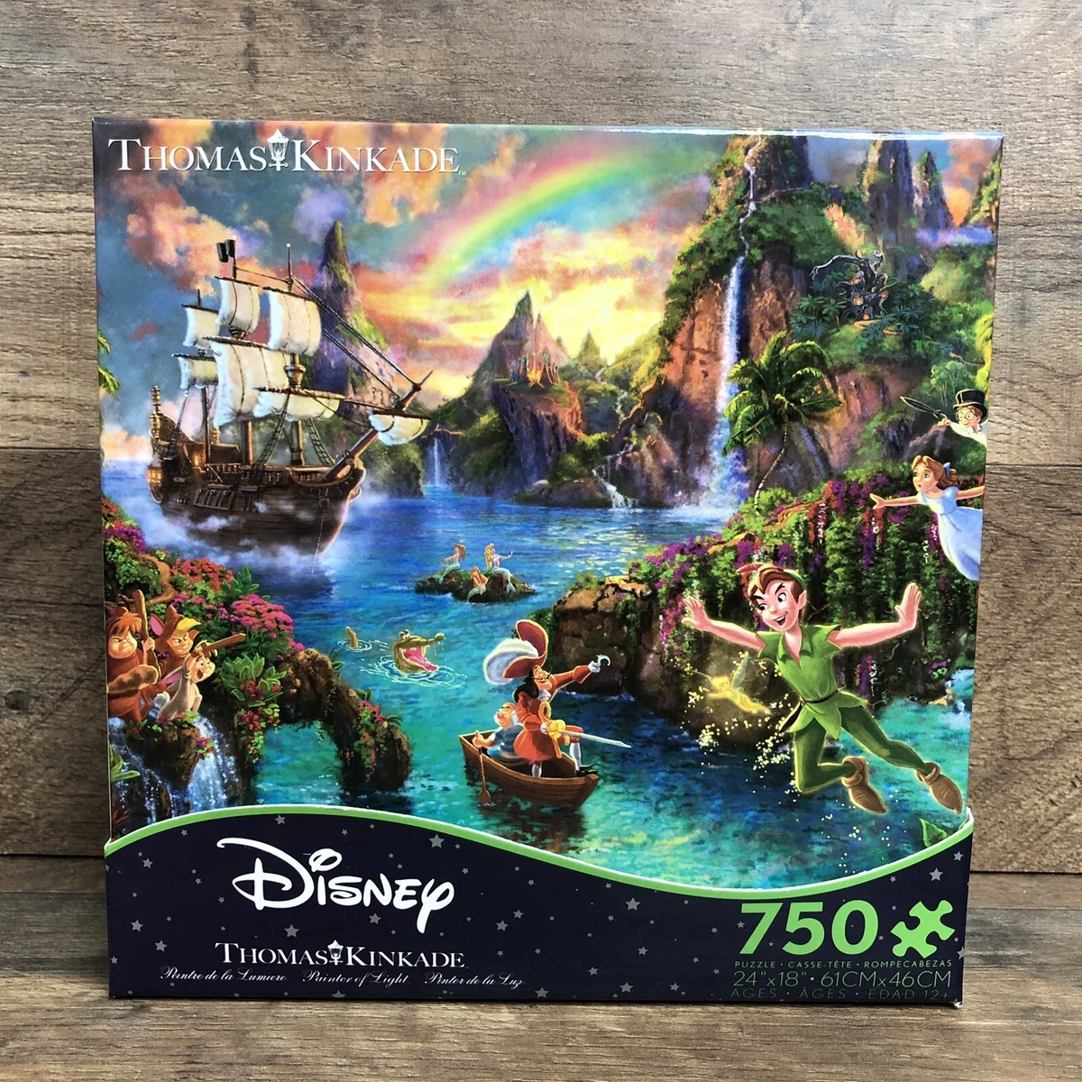 Thomas Kinkade Disney Puzzles Peter Pan