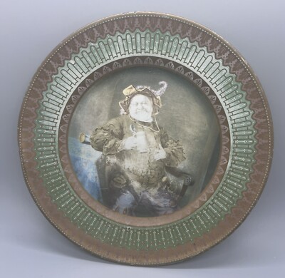 VINTAGE NO. 206 JACK FALSTAFF METAL LITHO DRESDEN ART PLATE BY THE MEEK ...