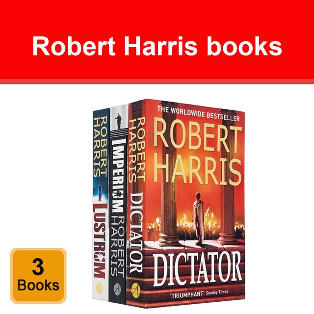 Cicero Trilogy Robert Harris Collection 3 Books Set Imperium Lustrum ...
