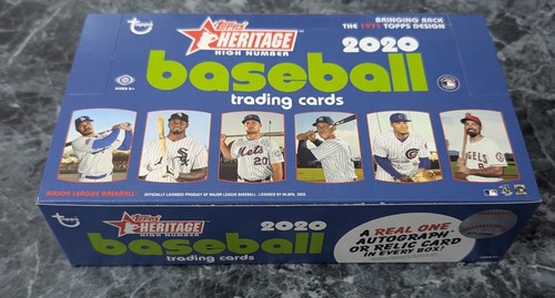 2020 Topps Heritage High Number Baseball Hobby Box AUTOGRAPH/RELIC 24 ...