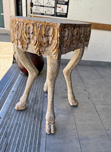 Gilded Hoof “Hoofy” Side End Table - Creel and Gow - Hand Carved | eBay