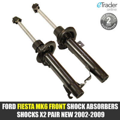 FORD FIESTA MK6 FRONT SHOCK ABSORBERS SHOCKS X2 PAIR NEW 2002-2009 ...
