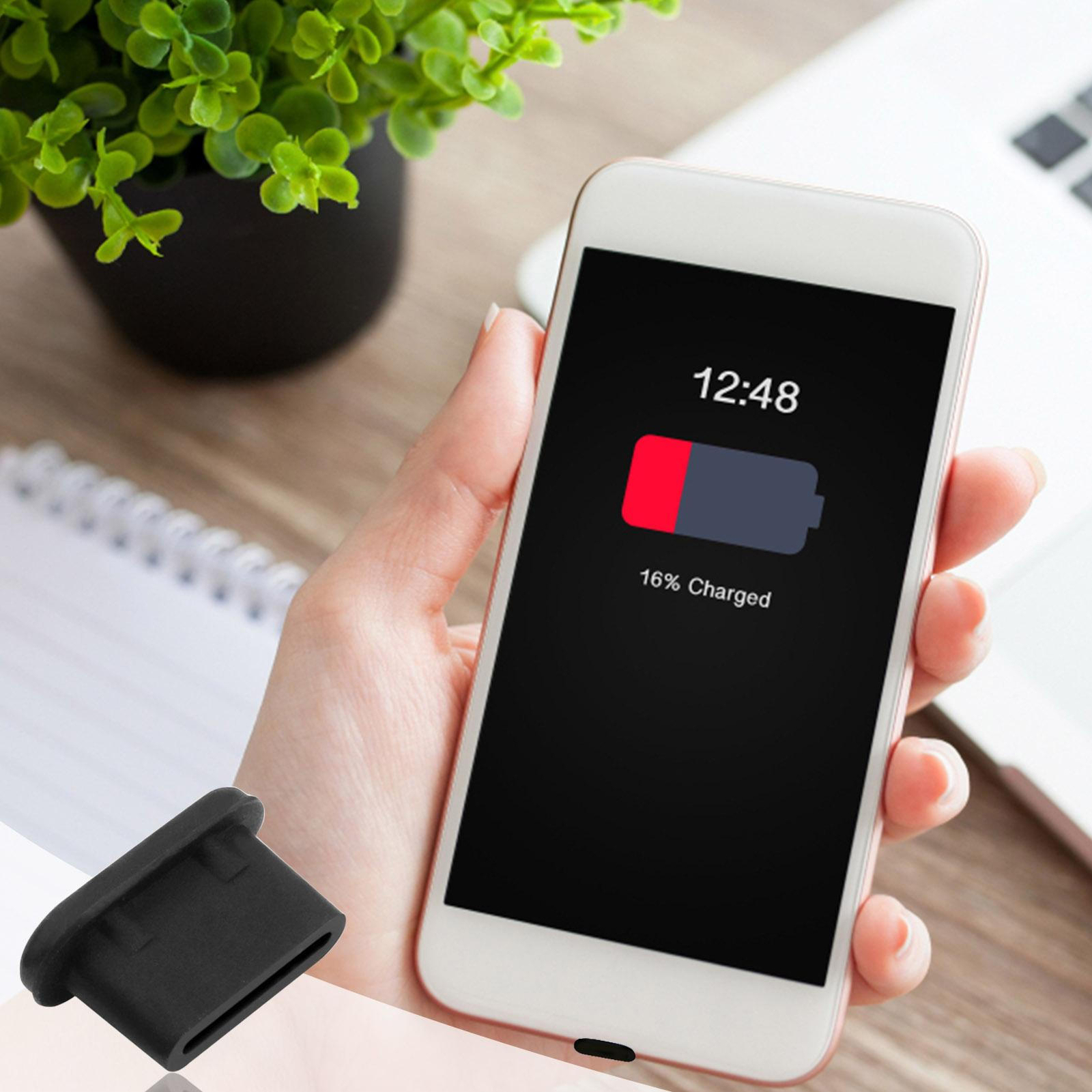 USB C Caps Silicone Dust Protectors USB C Waterproof Plug Protection ...