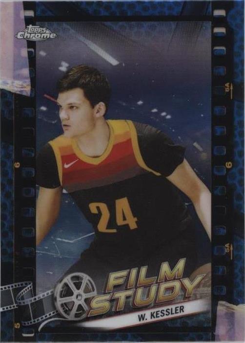 2023-24 Topps Chrome - Film Study Walker Kessler #FS-23 Blue Basketball ...