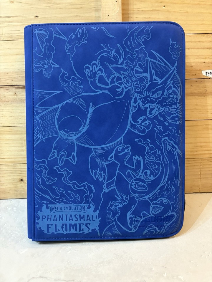 Pokemon Laser Engraved Trading Card Binder Phantasmal Flames (Made To ...