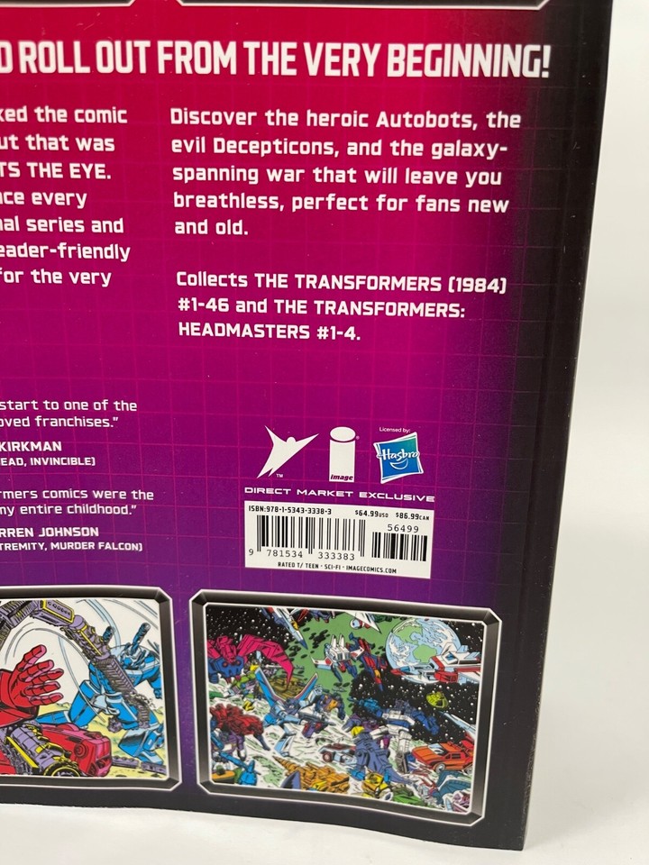 Transformers Compendium One Collects #1-46 & More DM COVER Image Comics ...